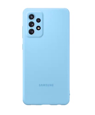 Keys Samsung A72 SM-A725 Slicone Cover (Mavi)